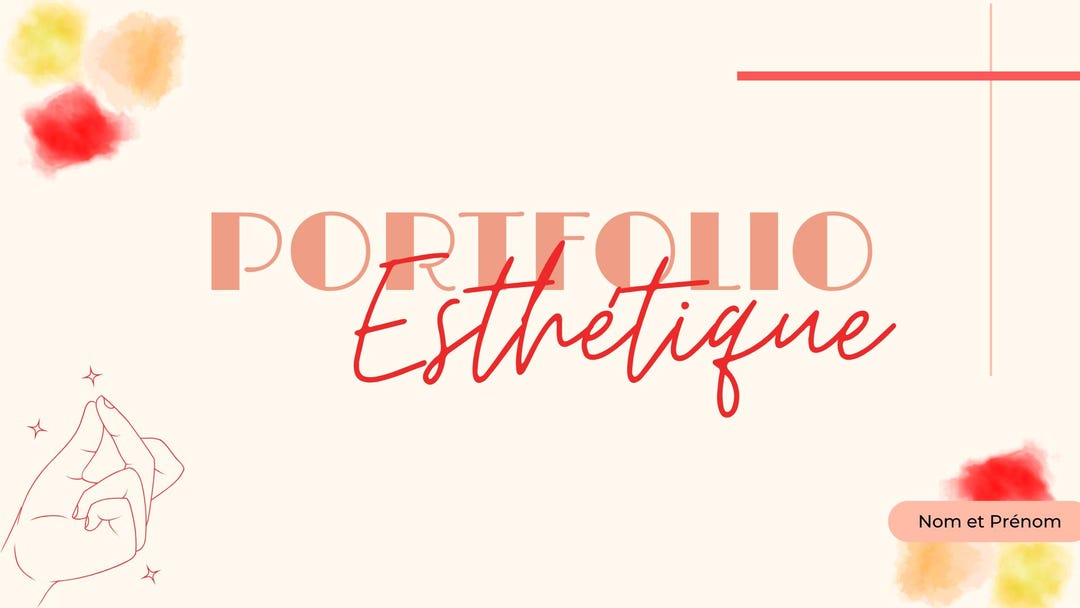 BTS Aesthetics Portfolio Template (canva + PDF) | Complete Example ...