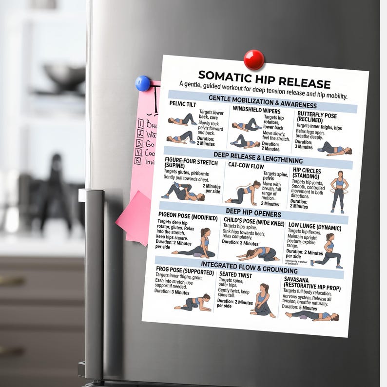 Somatic Exercises for Hip Release, PSOAS Release, Gentle Hip Opener ...
