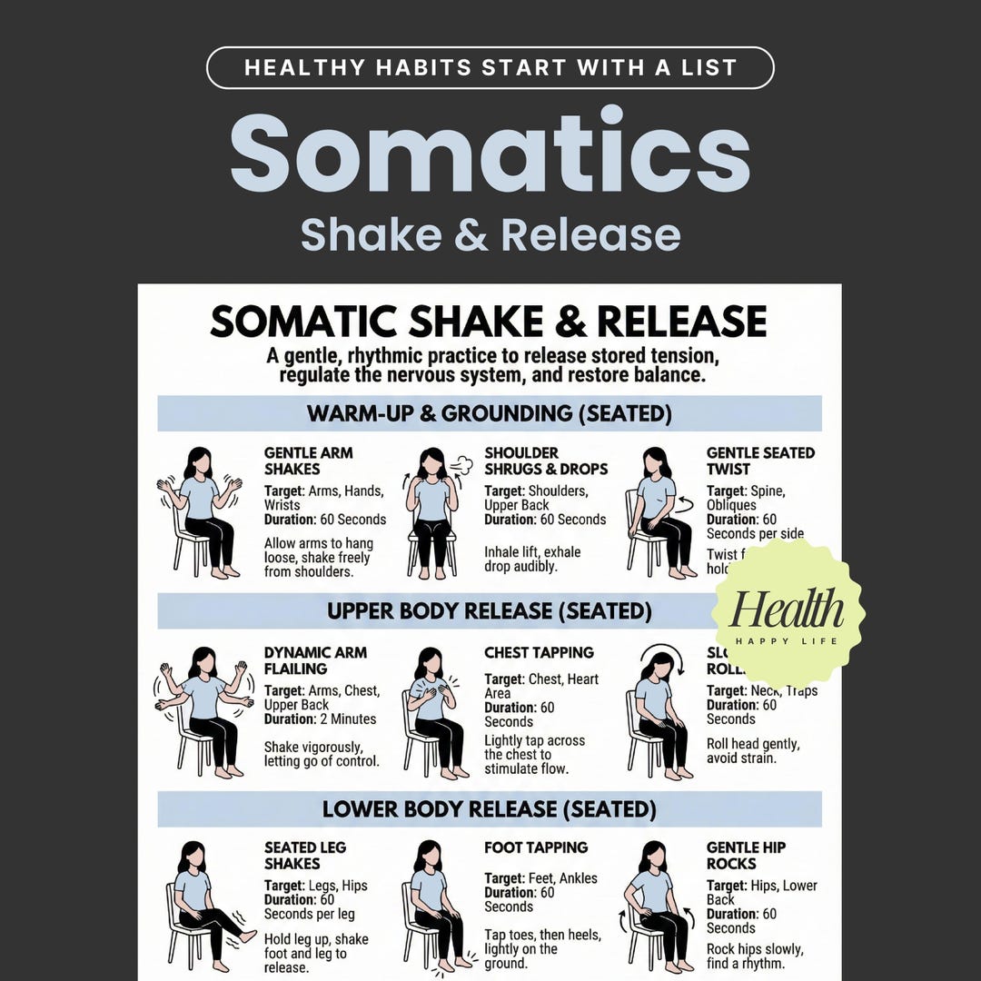 Somatic Shake & Release, Somatic Exercises for Nervous System ...