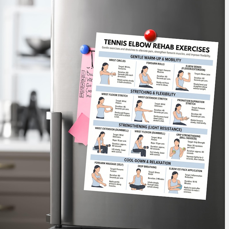 Tennis Elbow Rehab Exercises, Pickleball Elbow Relief, Outer Elbow Pain ...
