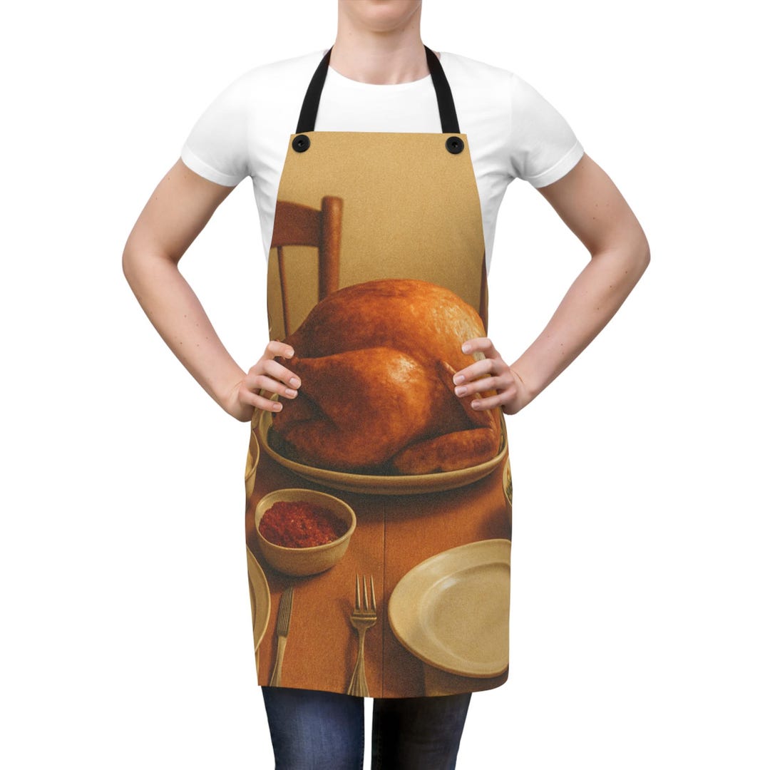 Thanksgiving Turkey Apron: Holiday Kitchen Decor, Chef Gift - Etsy