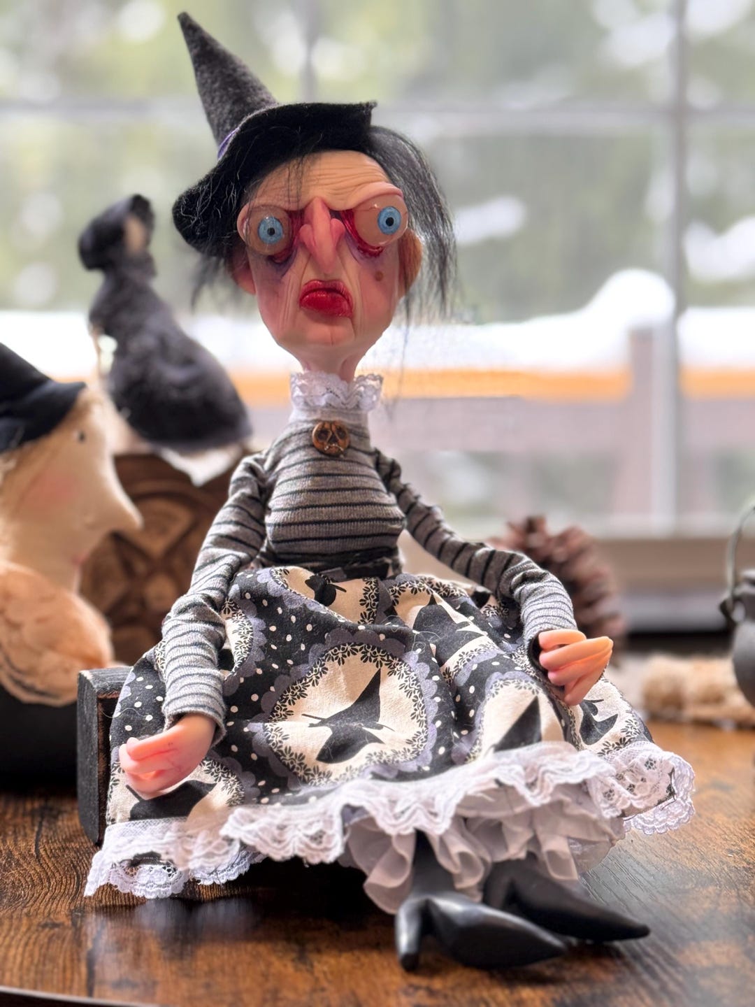 OOAK Unusual Oddity Creepy Scary Witch Art Doll - Etsy