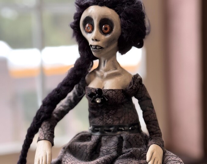 Gothic, Unique Creepy Clay Handmade Art Doll by Morbid Dollhouse - Etsy