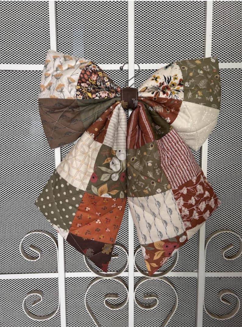 Big & Fat Bow Sewing Pattern | Quilted Bow | 2 Sizes | PDF Digital ...