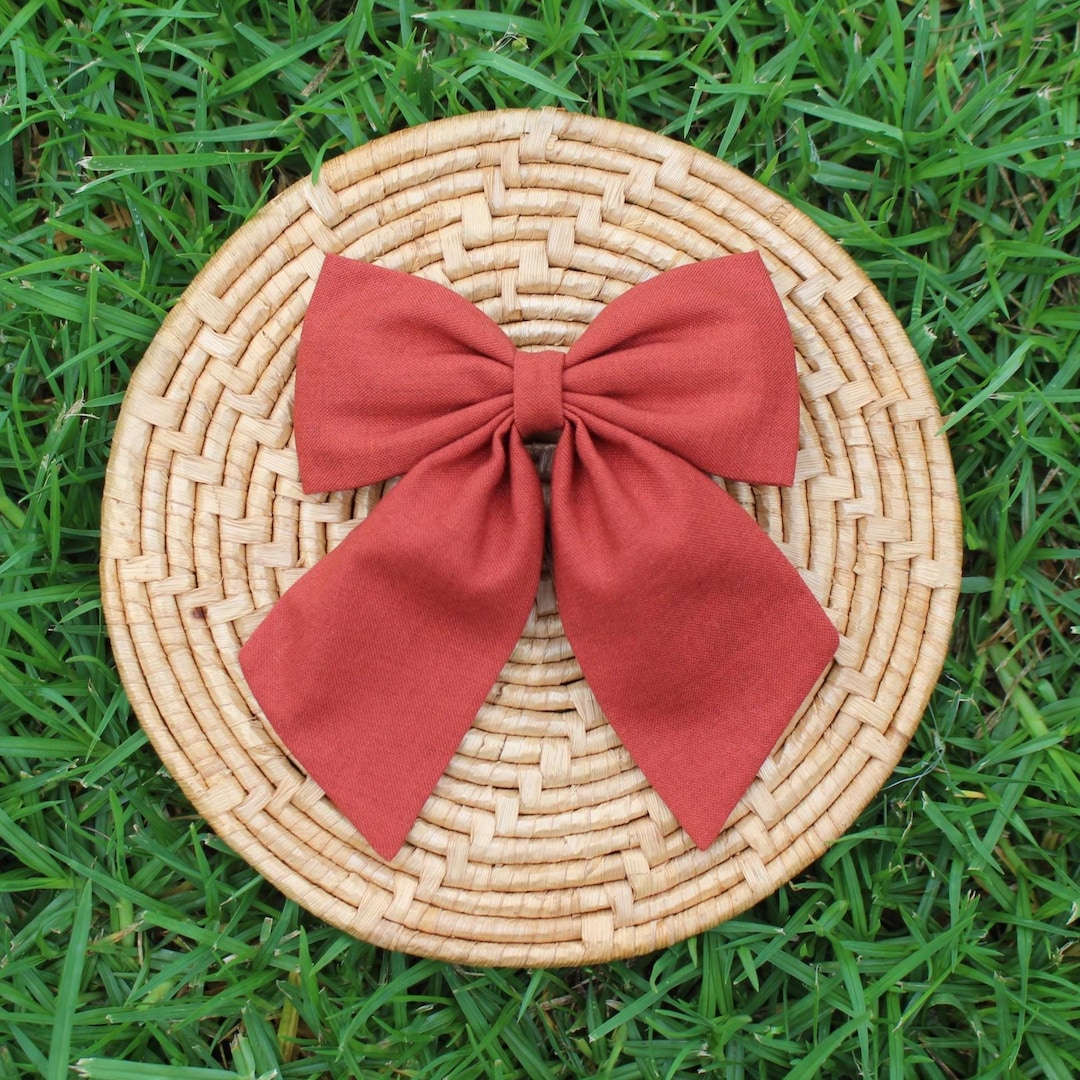 Classic Sailor Bow - Cinnamon Solid - Etsy