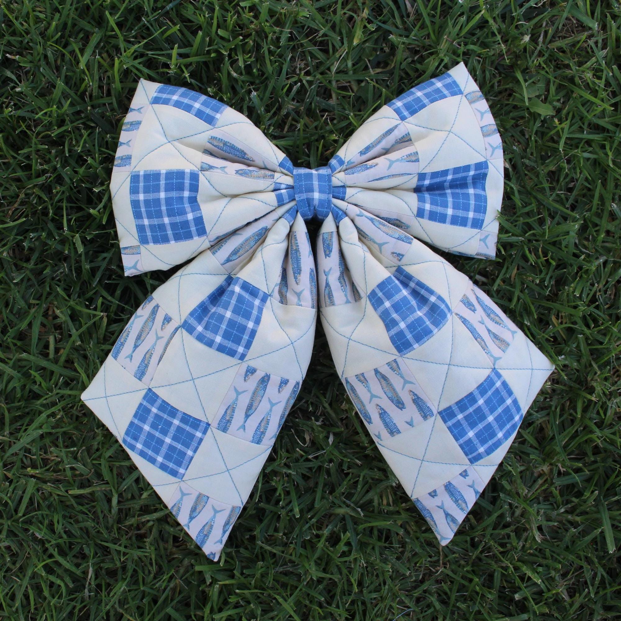 Big & Fat Bow Sewing Pattern | Quilted Bow | 2 Sizes | PDF Digital ...