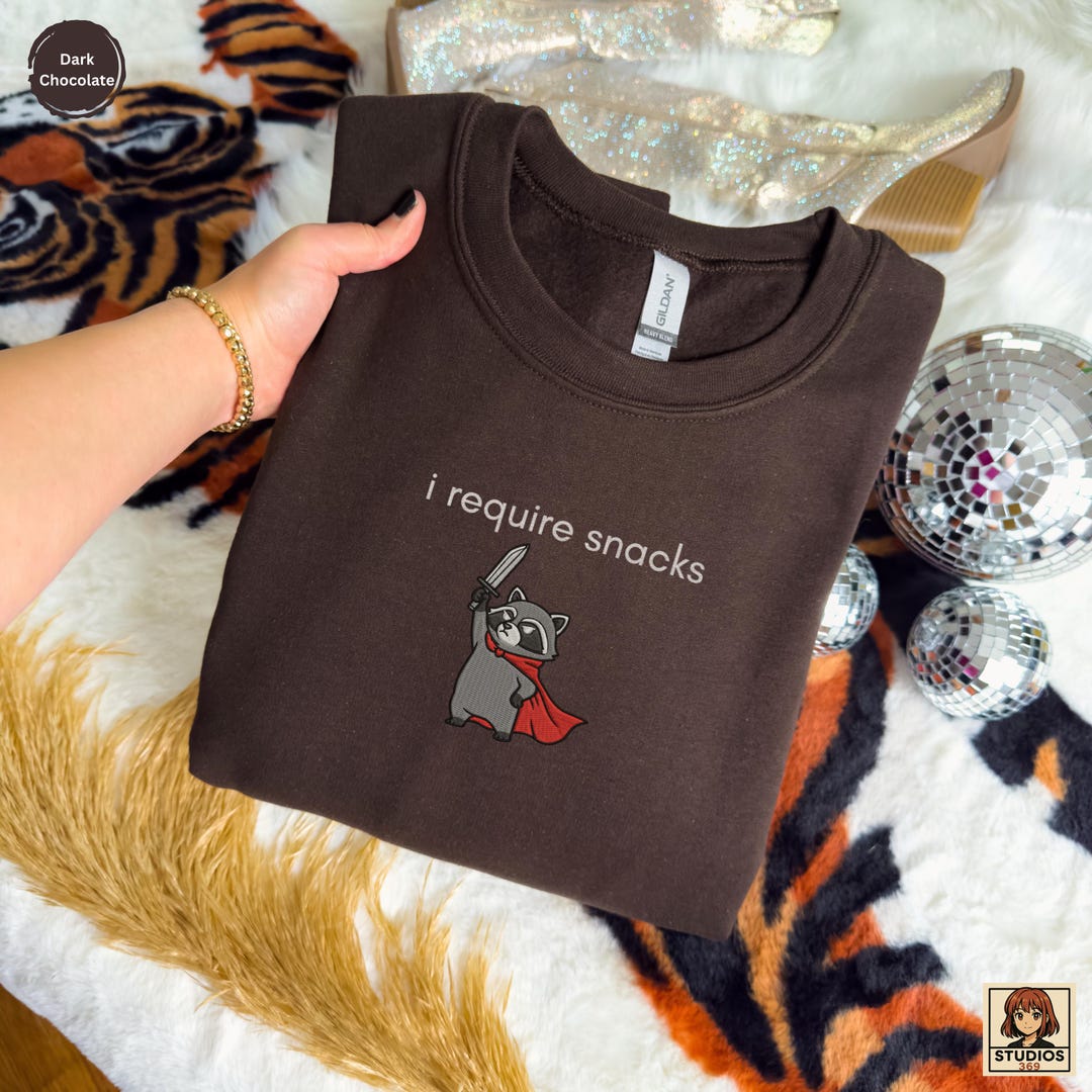 Necesito un jersey bordado con bocadillos, una divertida sudadera de ...