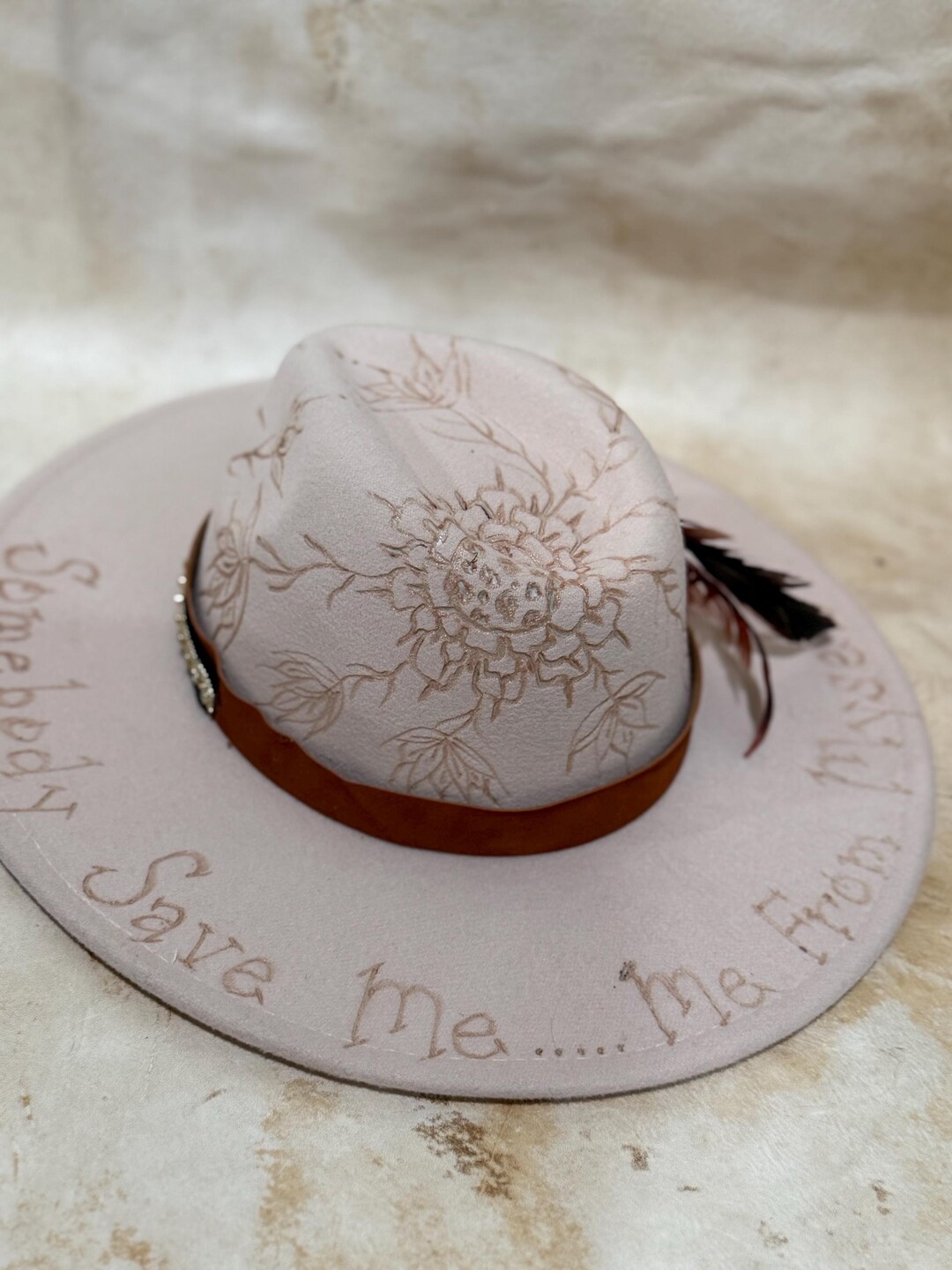 Somebody Save Me - Cowgirl - Cowboy Western Wide Brimmed Hat - Etsy