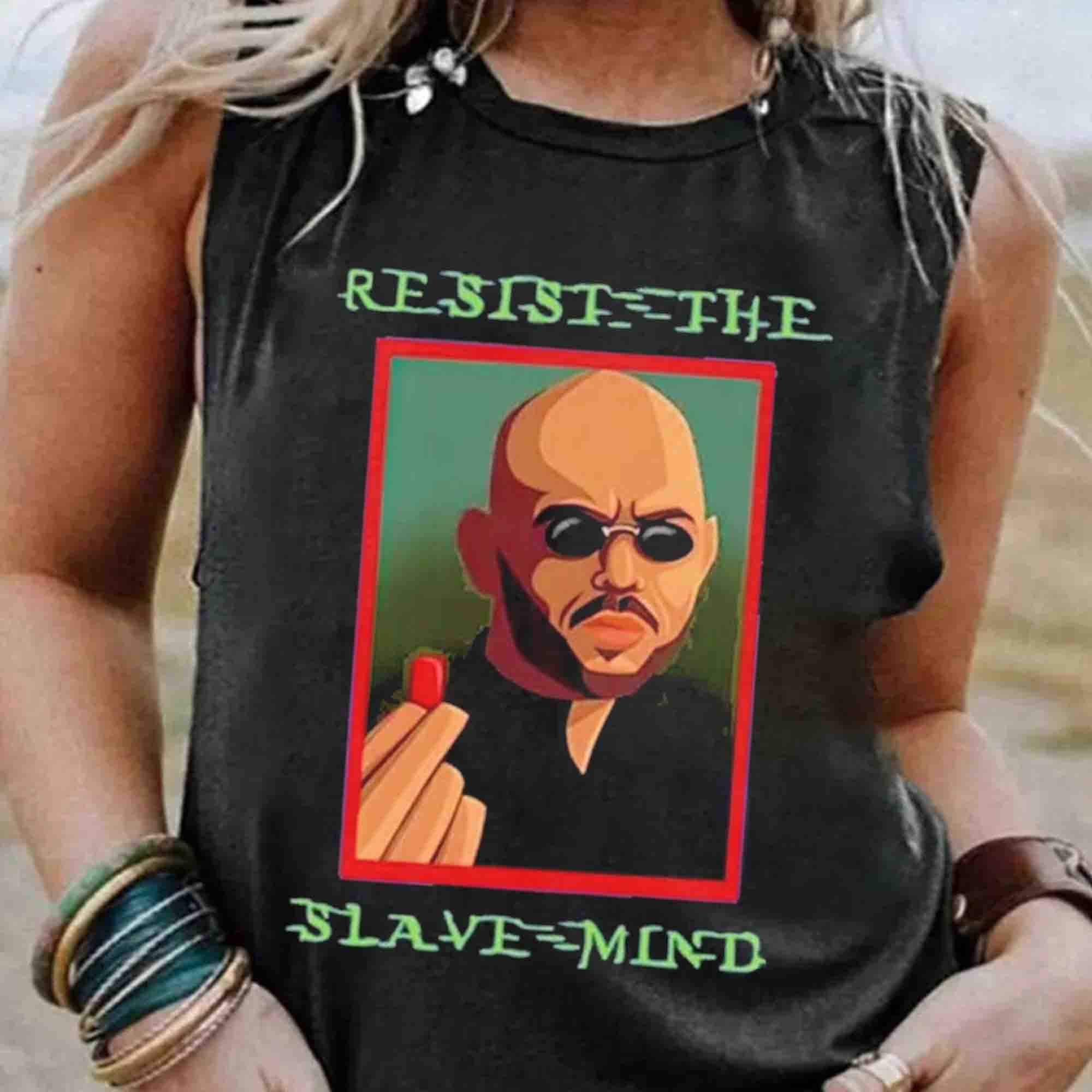 Andrew Tate T Shirt, Andrew Tate Top G 2022 T Shirt, Resist The Slave ...