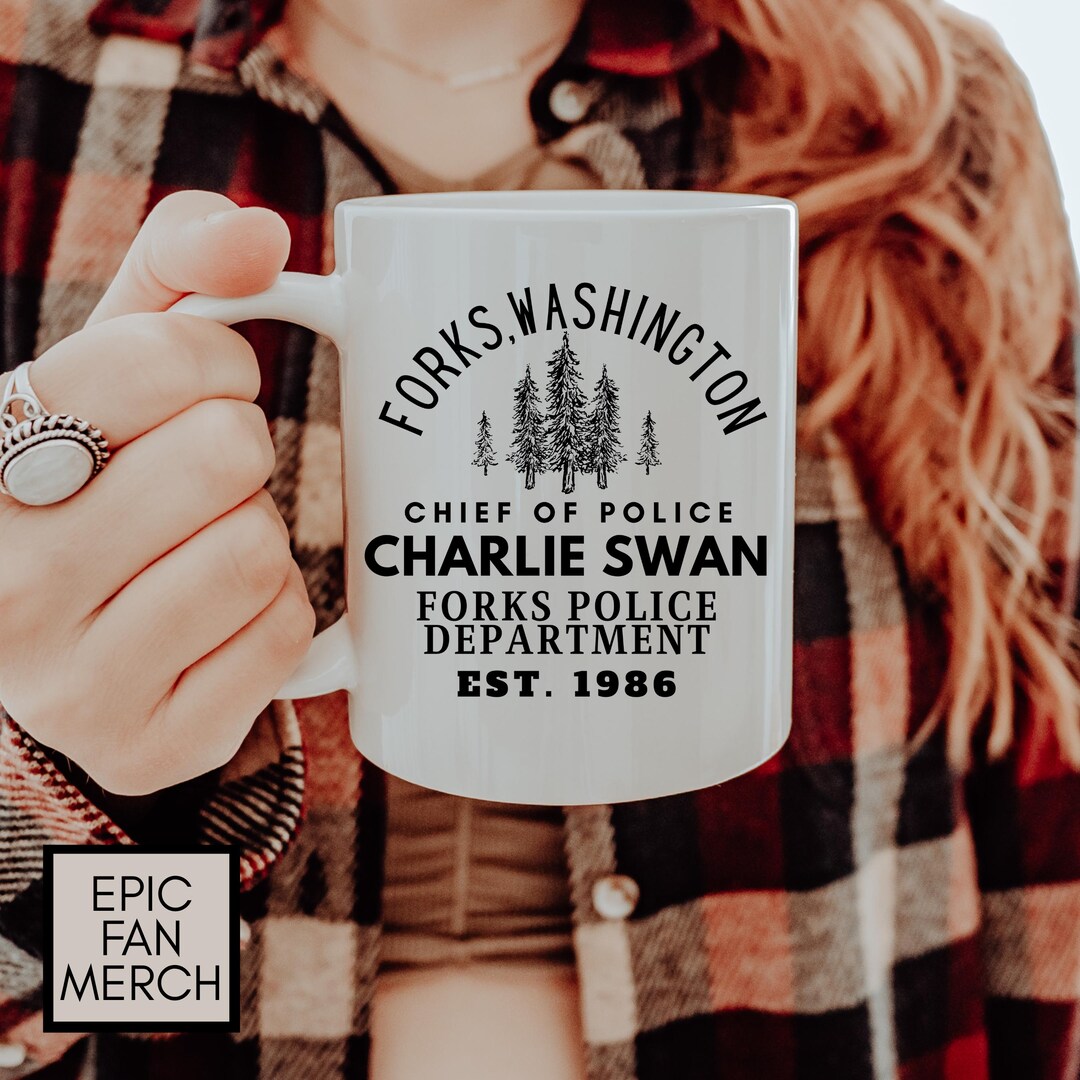 Book Coffee Mug Chief Swan Sheriff Charlie Book Mug for Reader Gift for ...