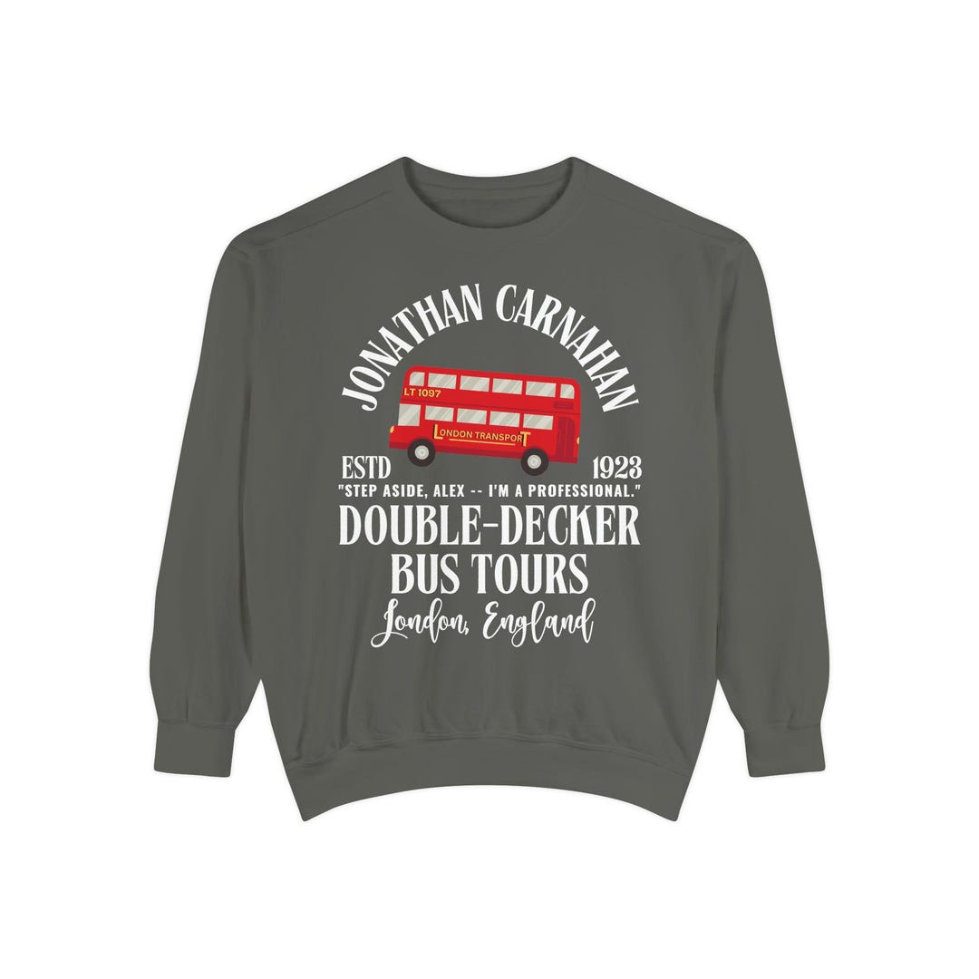 Comfort Colors® Jonathan's London Bus Tours Sweatshirt - Etsy