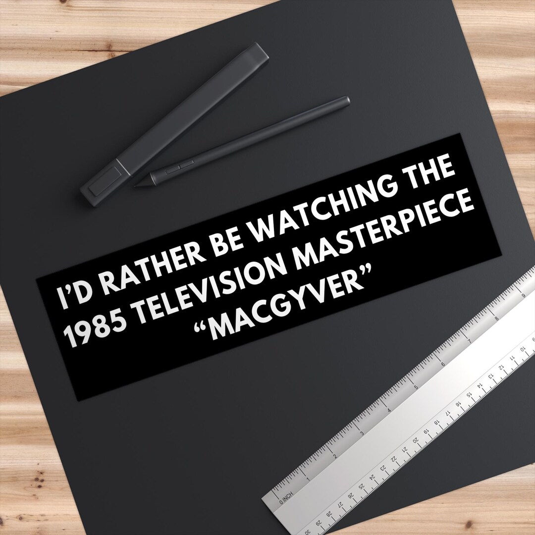 Macgyver Sticker - Etsy
