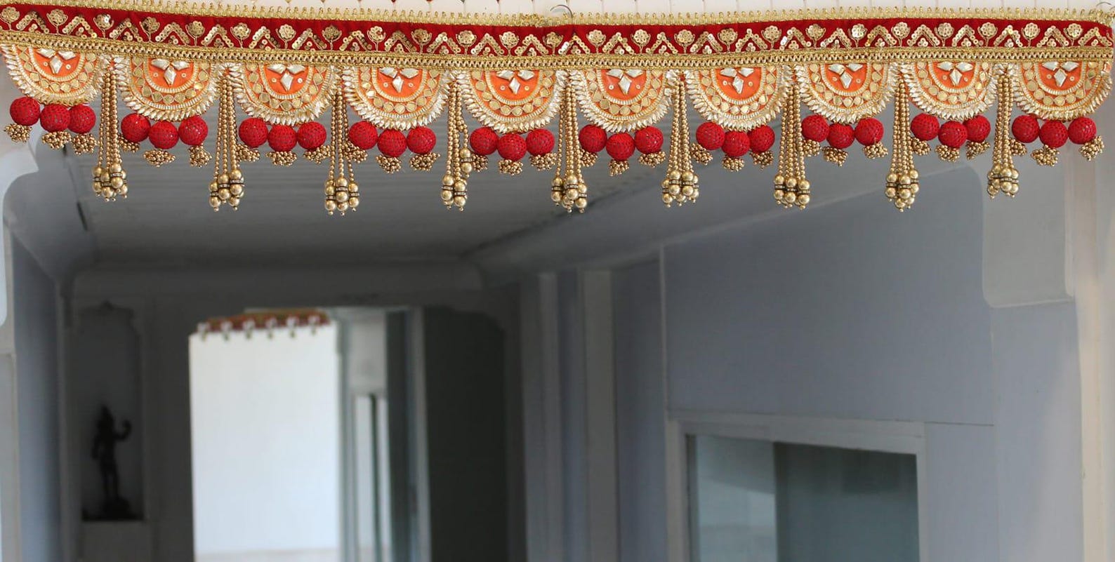 Handmade Diwali Bandhanwar Window Curtain: Indian Door Toran - Etsy