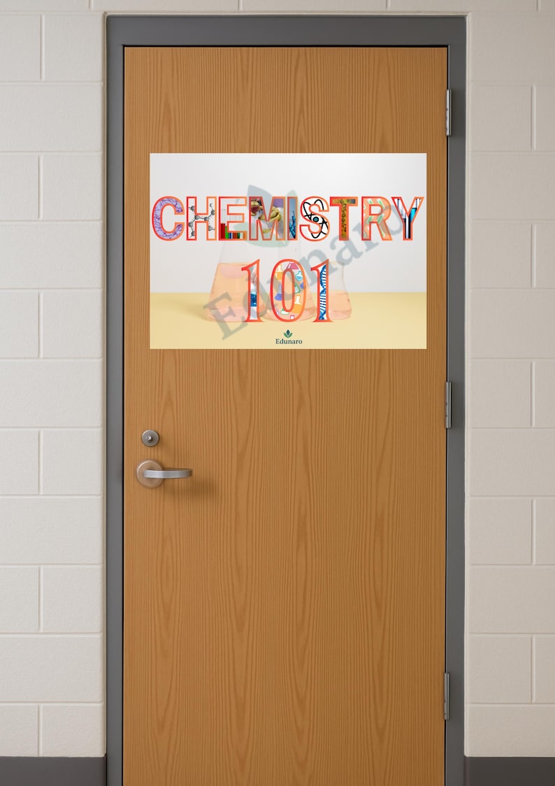 Chemistry Classroom Door Sign: Printable Science Lab Decor (PDF) - Etsy