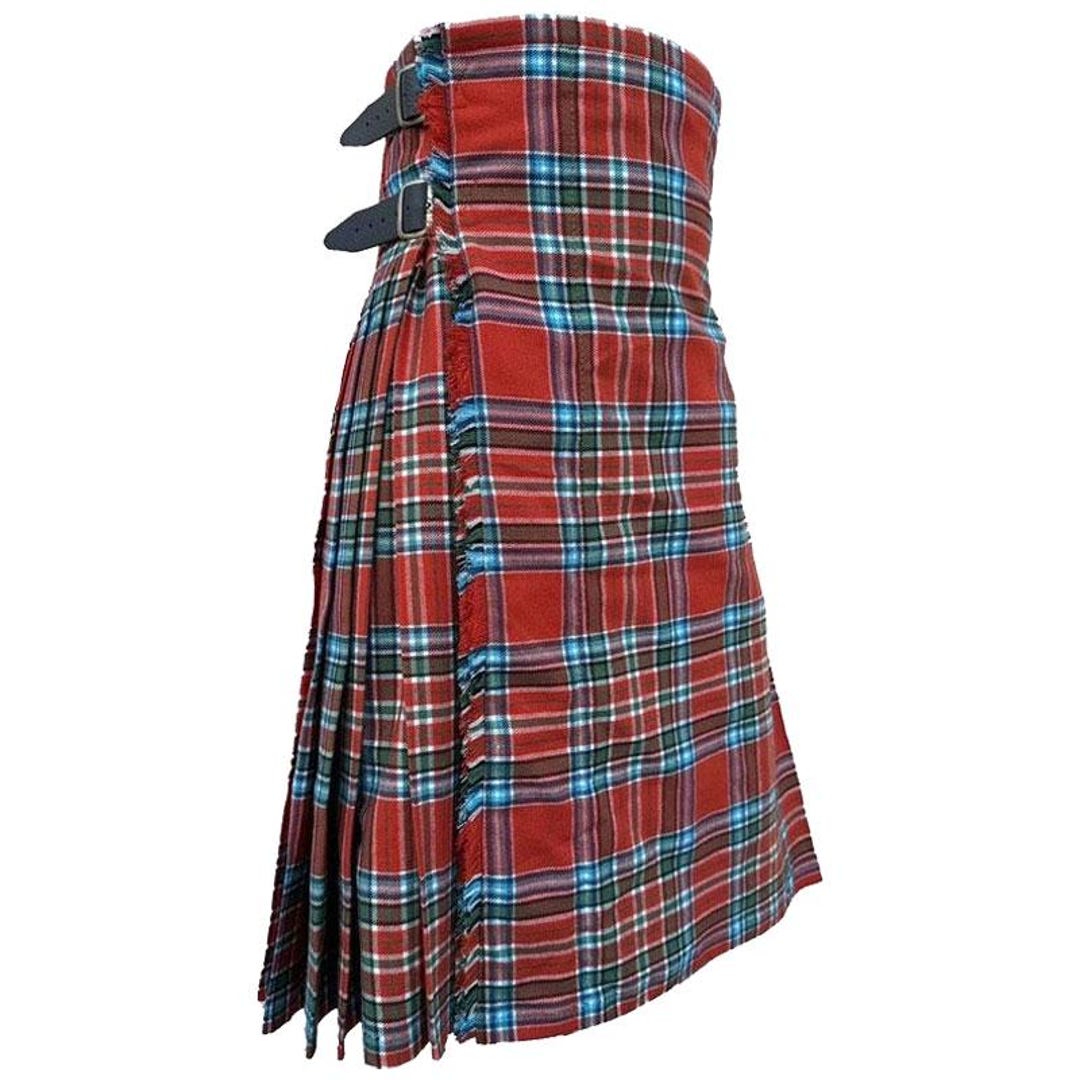 Scottish Handmade Men's Macbean Ancient Tartan Kilt - Acrylic Wool ...