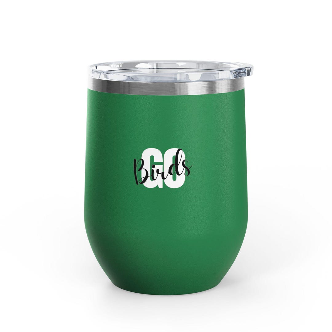 Go Birds Tumble - 12oz Stainless Steel Insulated Cup, Philly Sports Fan ...