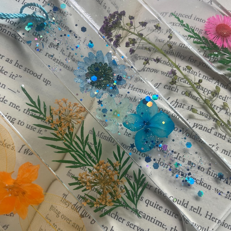 Resin Book Marks - Etsy