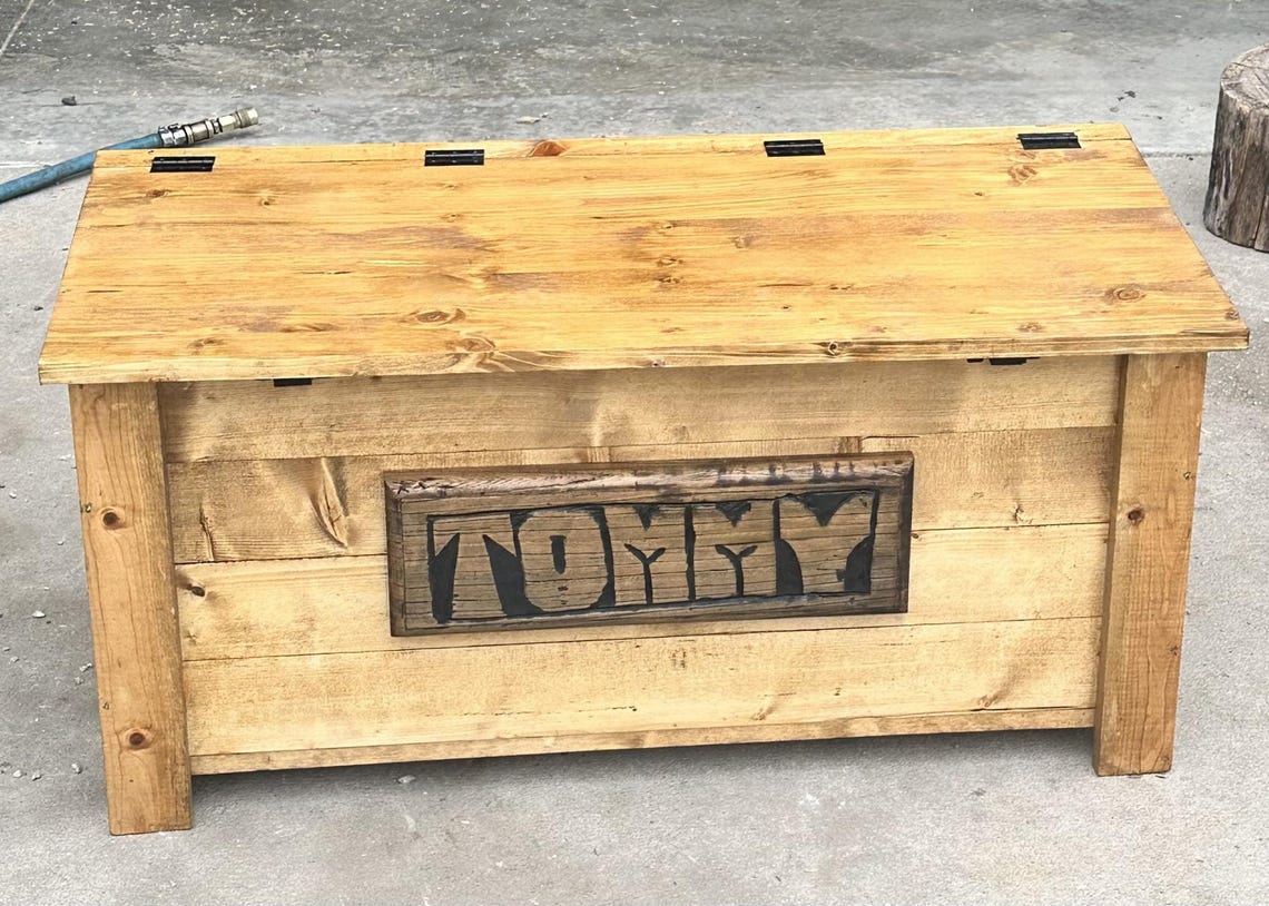 Farmhouse Toy Box PDF Plan – Easy DIY Storage Chest – Instant Download ...