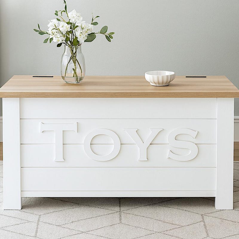 Toy Storage With Bench Plans - Etsy UK