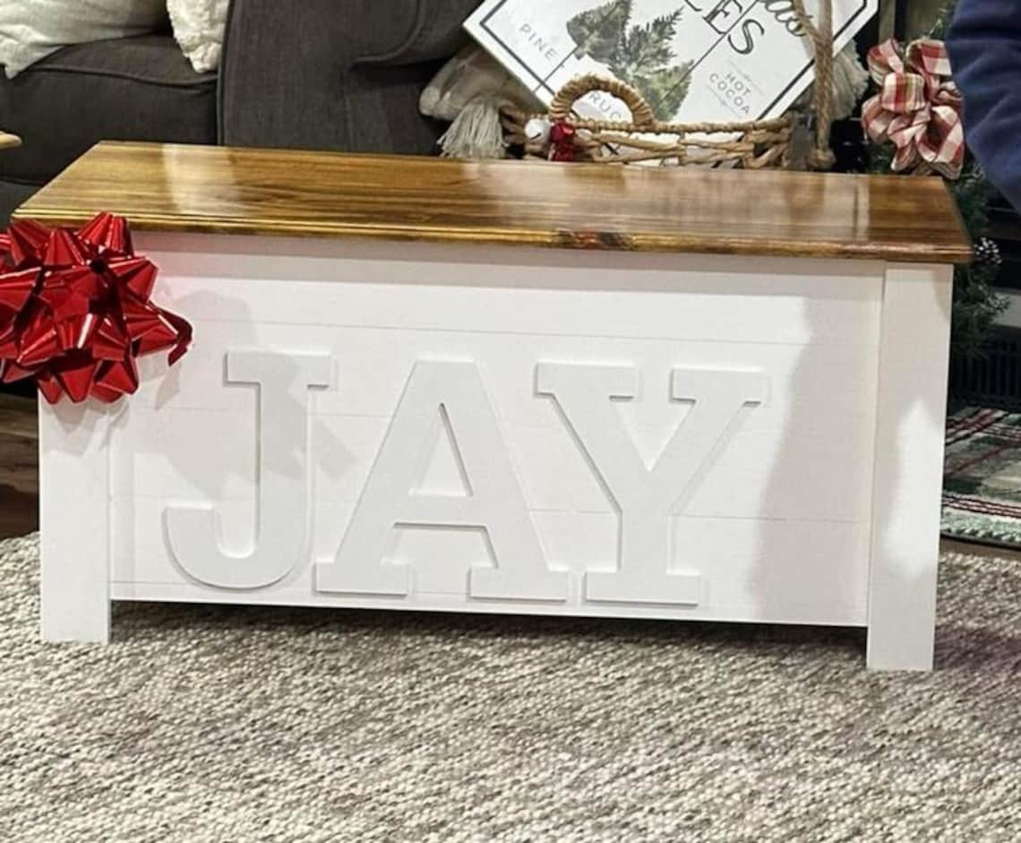 Farmhouse Toy Box PDF Plan – Easy DIY Storage Chest – Instant Download ...