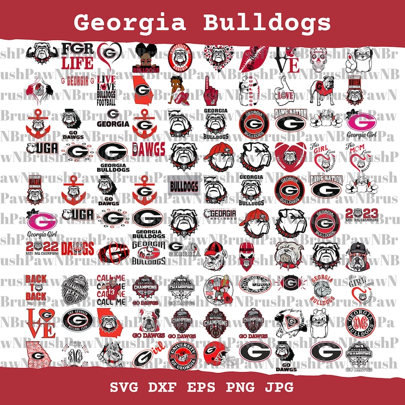 Svg for Georgia Bulldog - Etsy