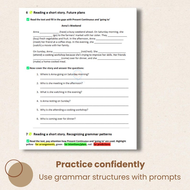 Future Tenses – ESL Grammar Worksheets A2–B1 | Printable English Lesson ...