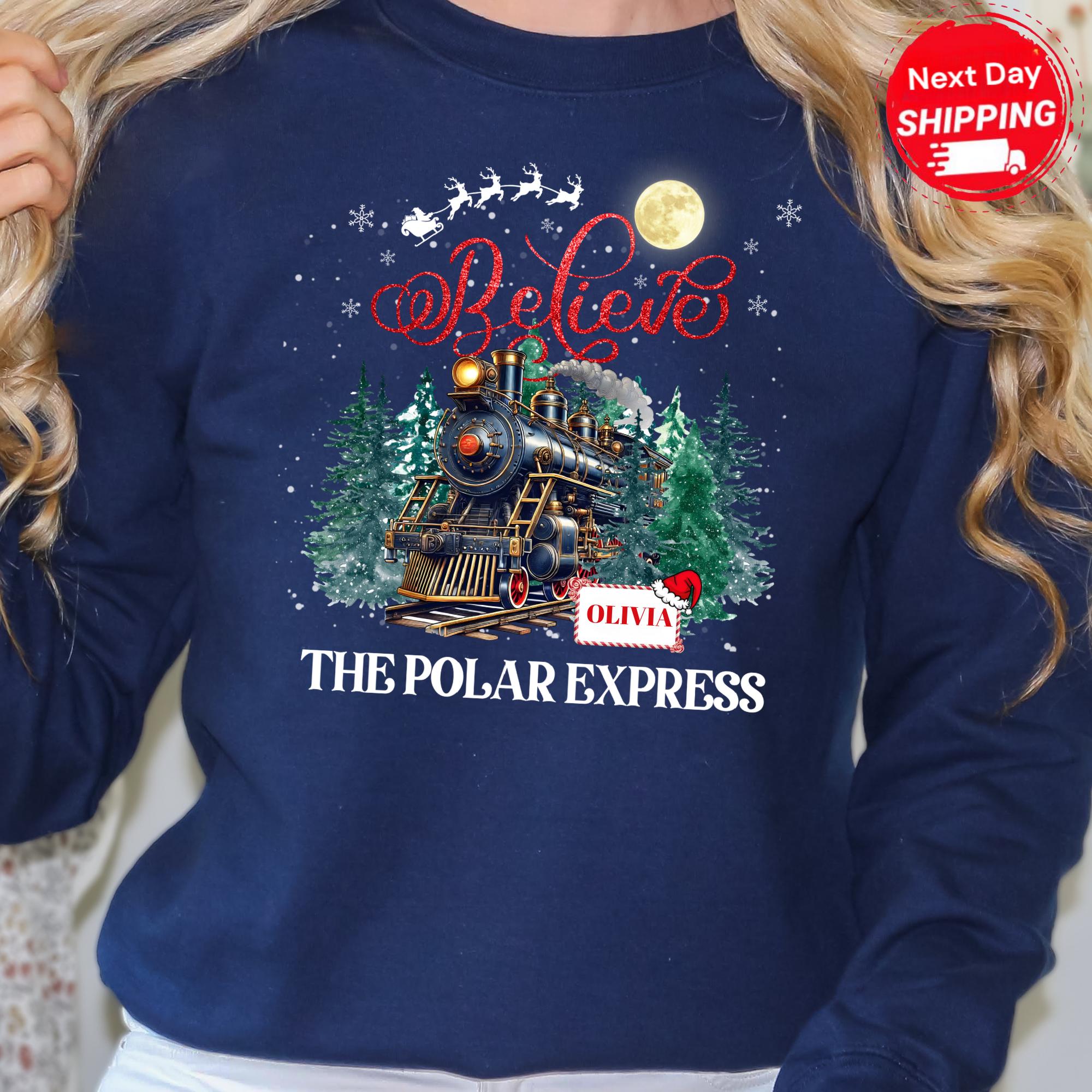 Custom Polar Express Shirt, Polar Express Trip, Christmas Family Trip ...