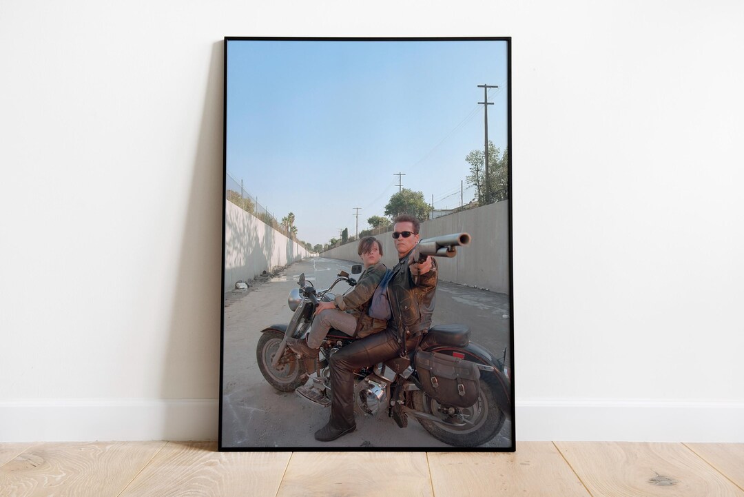 Terminator 2 Minimalist Movie Poster Print | James Cameron Sci-fi ...