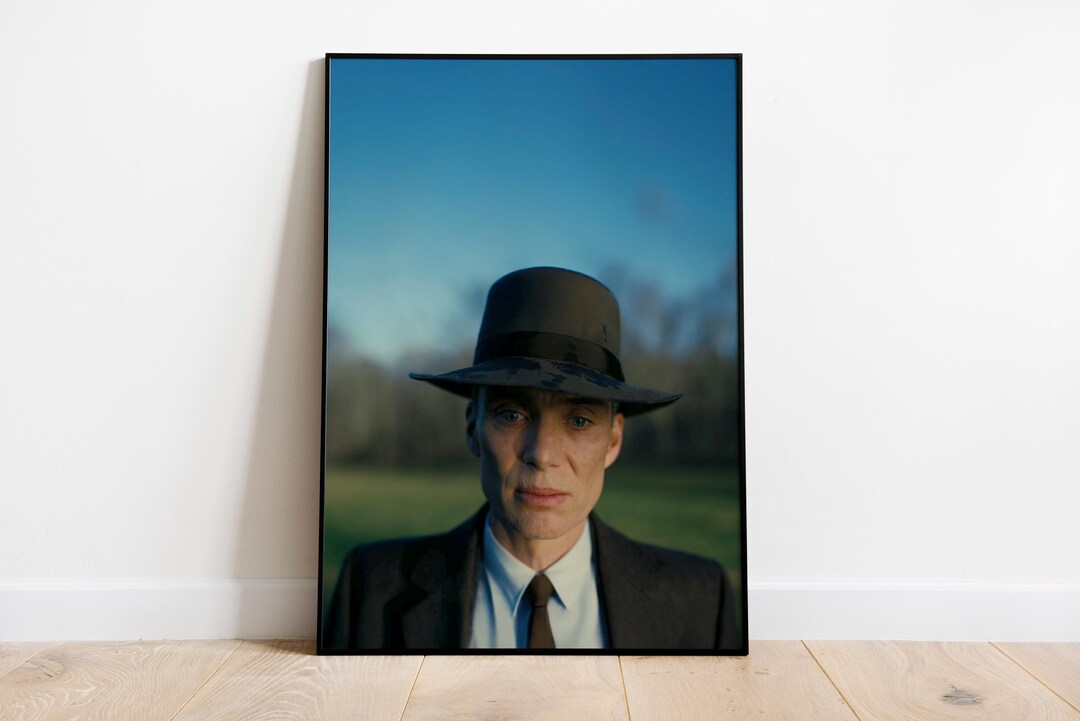 Oppenheimer Minimalist Movie Poster Print | Christopher Nolan Film Art ...