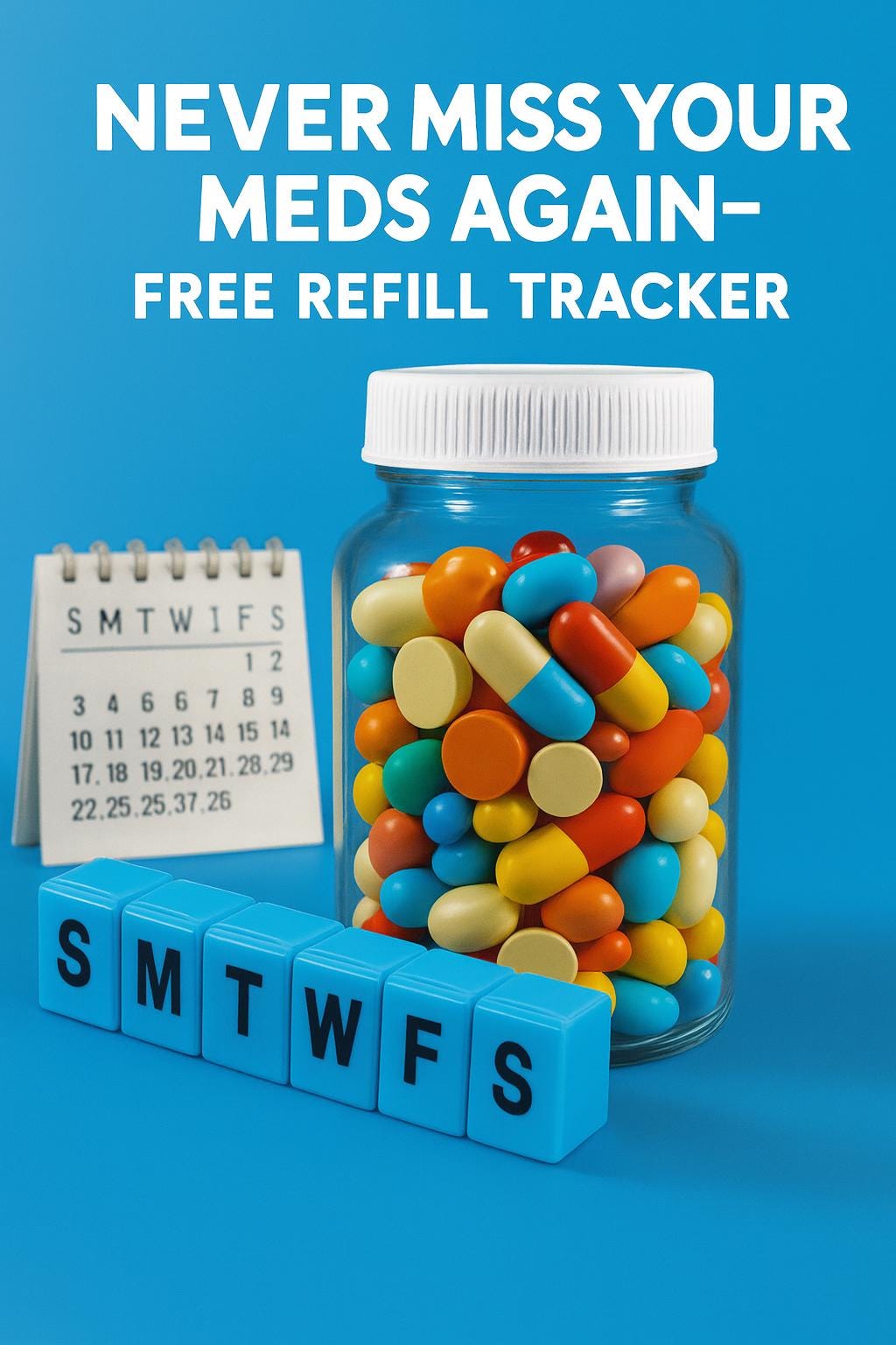 Medication Refill Tracker: Printable Prescription & Pill Organizer ...