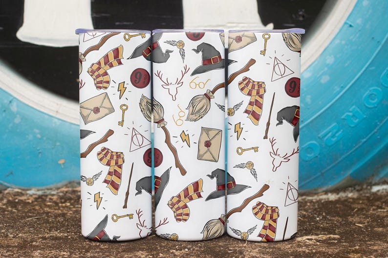 Harry Potter Tumbler Wrap: Cartoon Sublimation Design (20 Oz PNG) - Etsy