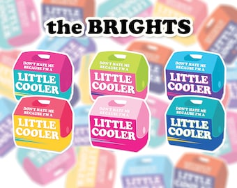 Little Cooler Vinyl Sticker, Vinyl Decal Sticker for Laptops, Cars ...