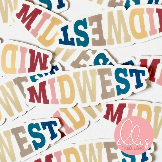 Midwest Vinyl Sticker - Etsy