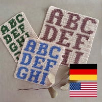 C2C Uppercase Blocks "crochet Pattern" - Etsy