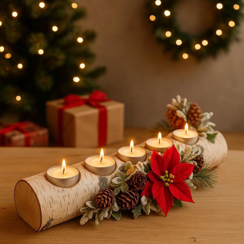 Yule Log Natural - Etsy