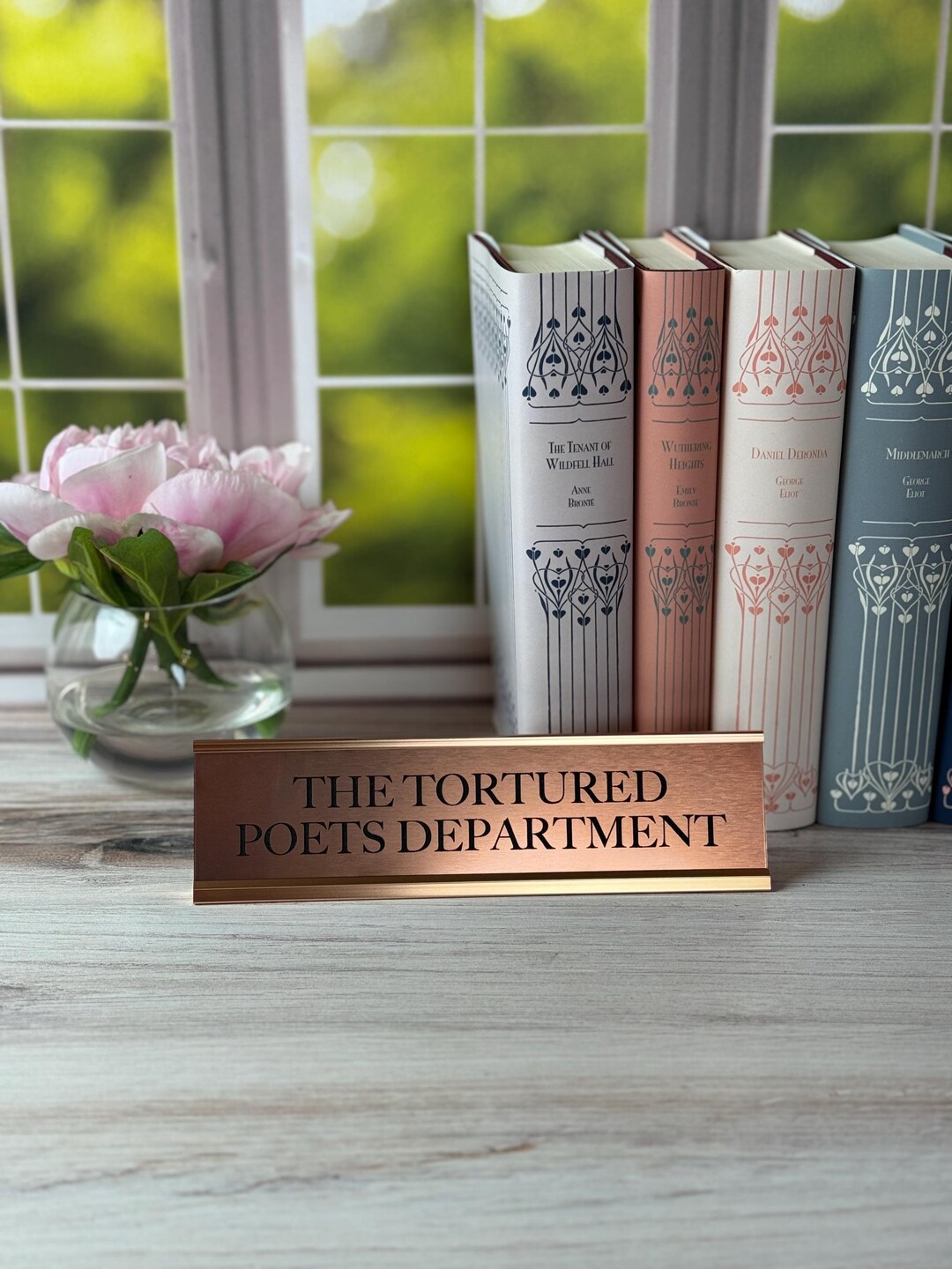 COPPER the Tortured Poets Department Office Desk Sign in Brushed Copper ...