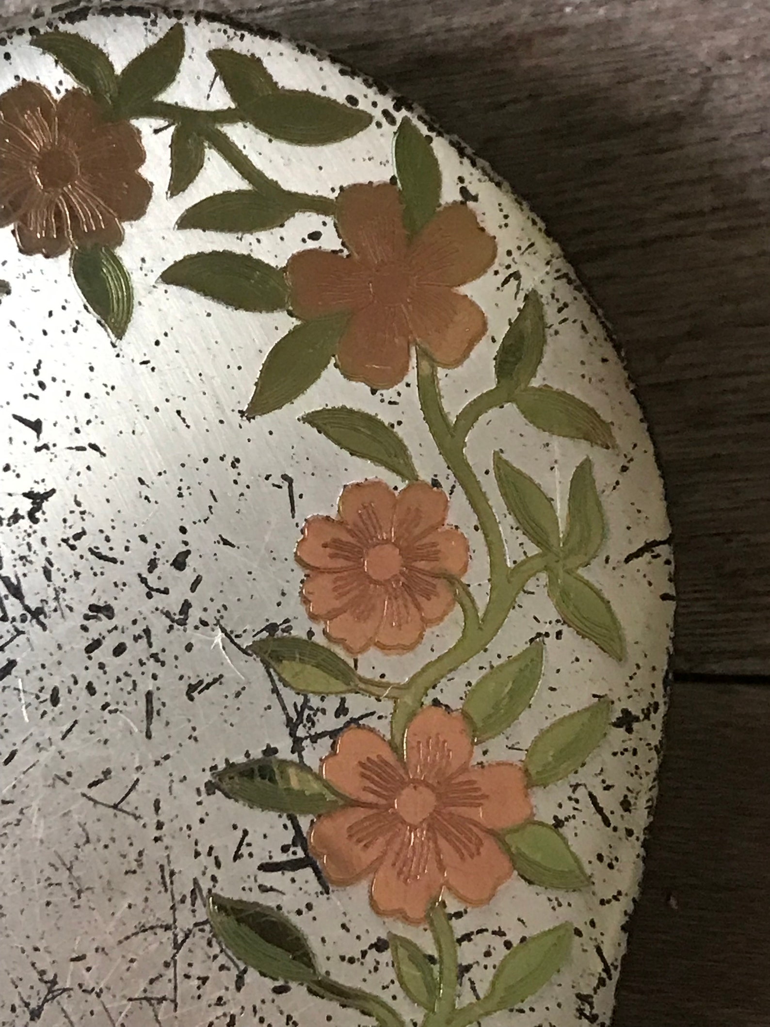 Vintage 1950's Elgin American Compact, Stylized Heart, Inlay Flowers - Etsy
