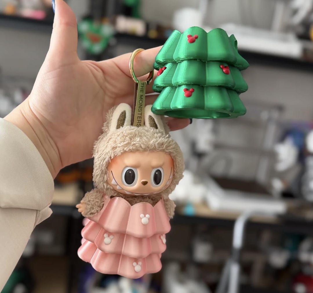 LABUBU Christmas Tree Outfit - Etsy Australia