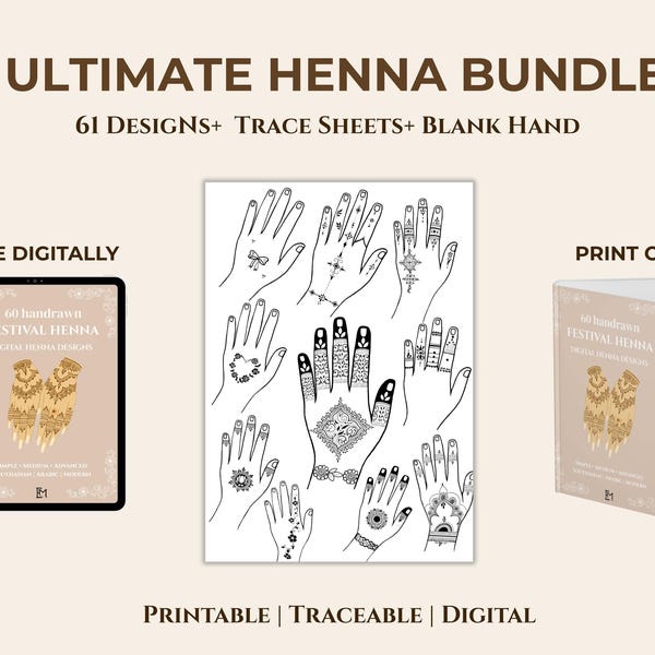 Henna Design - Etsy