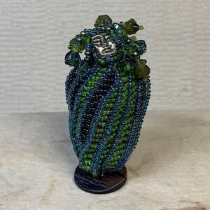 Art Dolls Art & Collectibles Pod Person E1356 Hand Beaded Spirit Doll ...