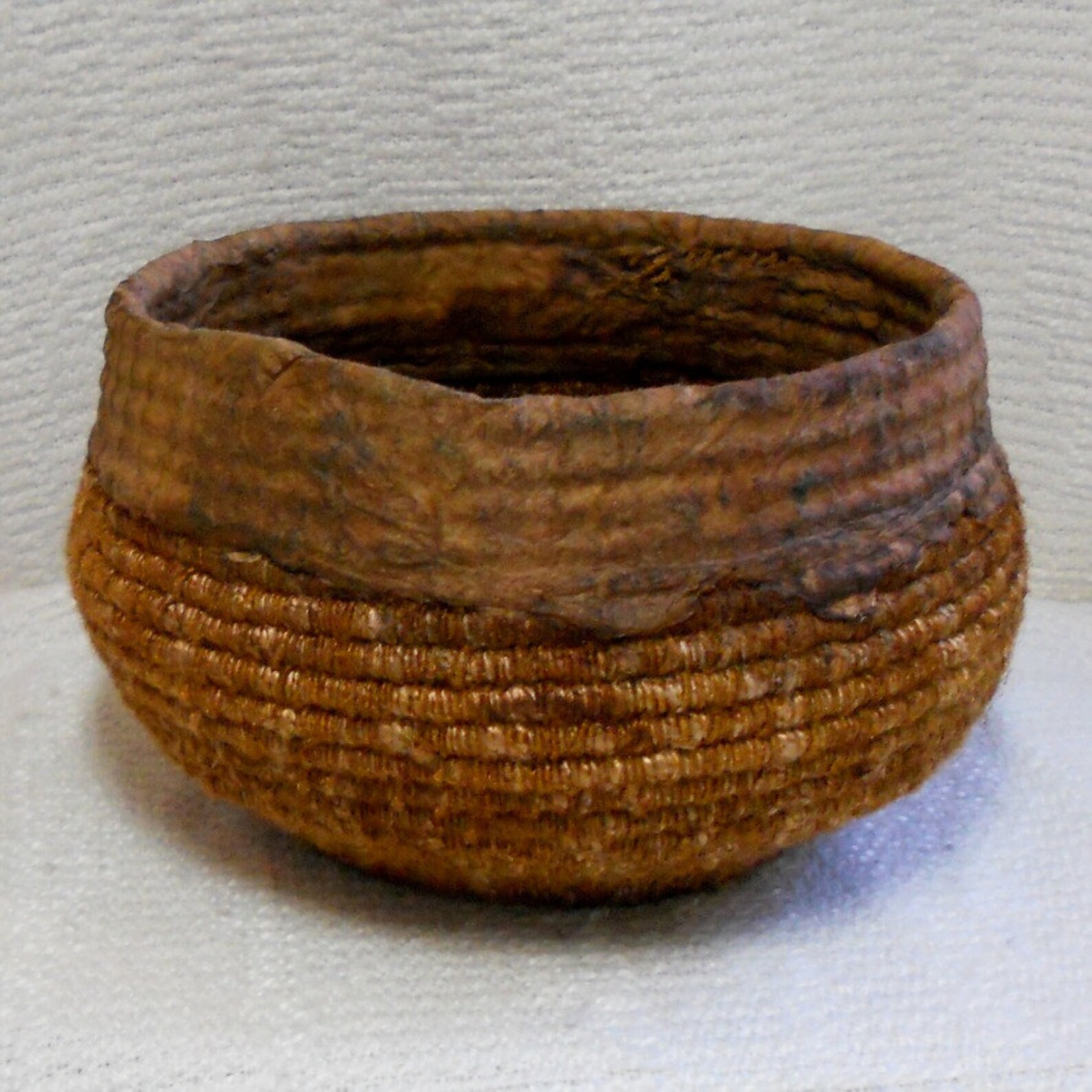 E158 Closed Coiled Basket - Etsy