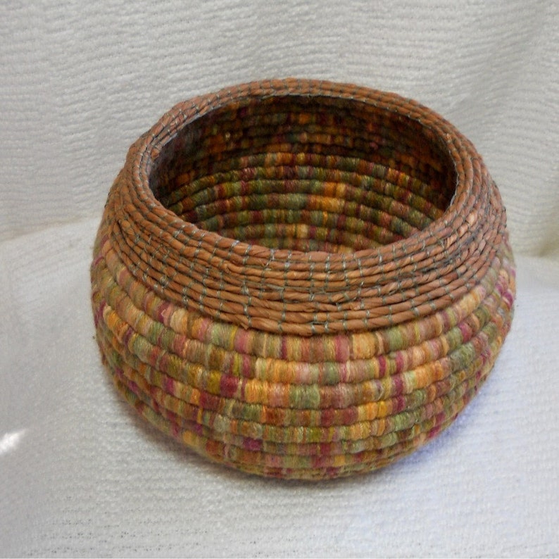E160 Closed Coiled Basket - Etsy