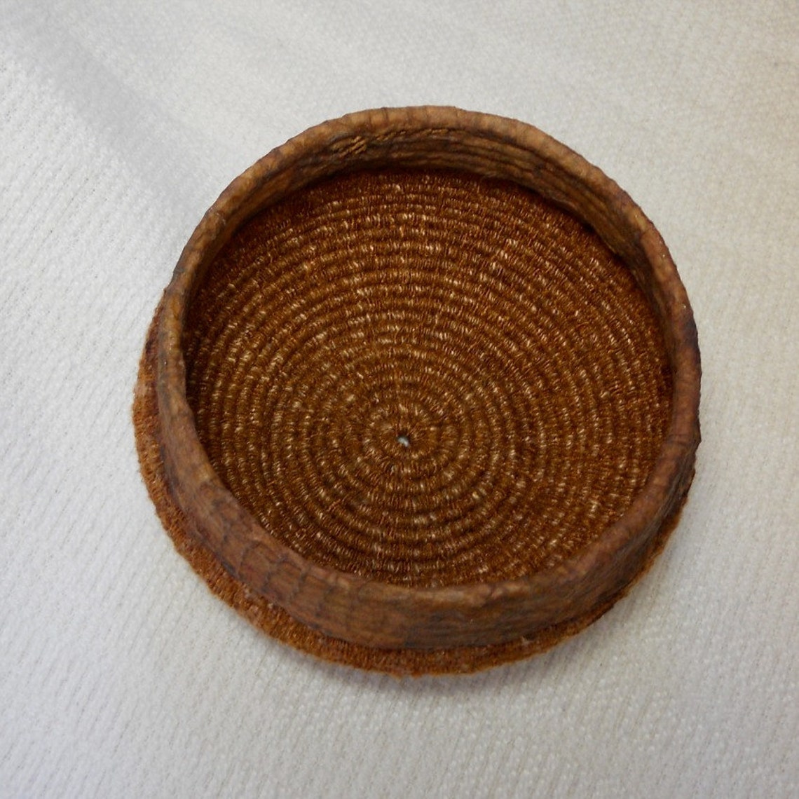 E158 Closed Coiled Basket - Etsy