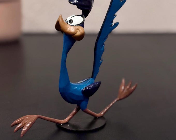Hand-painted 3D Resin Road Runner Figurine - 4 Inch - Etsy