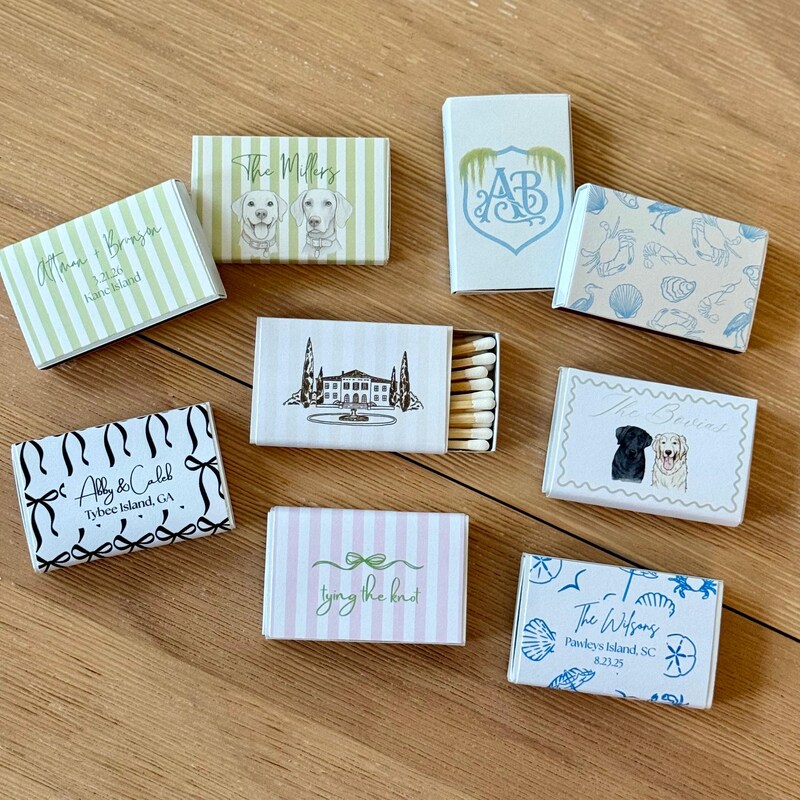 Custom Matchbooks - Etsy