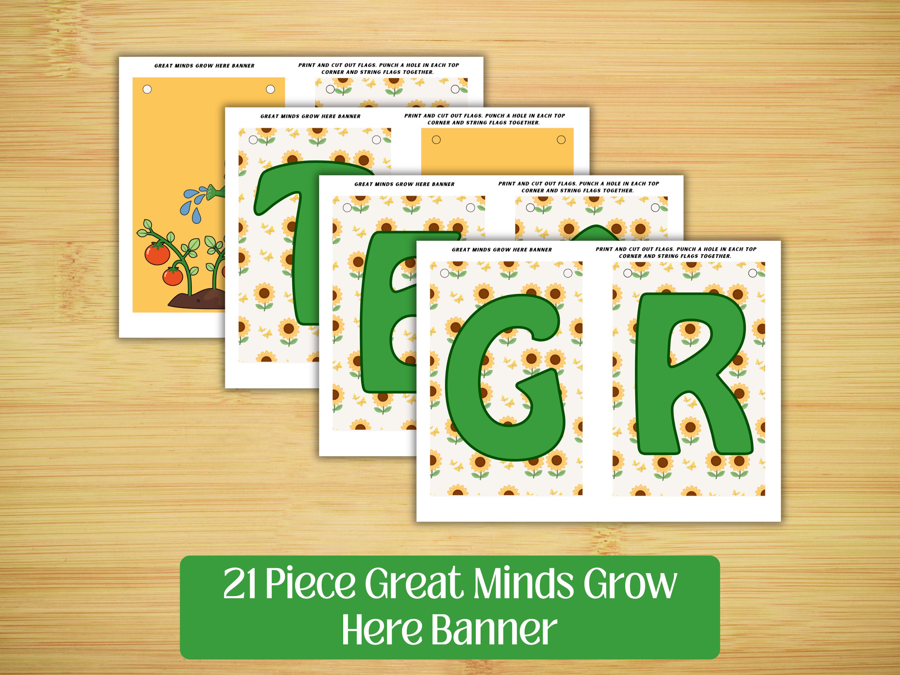 Vegetable Garden Bulletin Board Kit | Minds Grow Here (digital Download ...