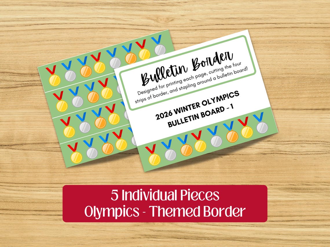 2026 Winter Games Bulletin Board Set | "go for Gold" Classroom Display ...