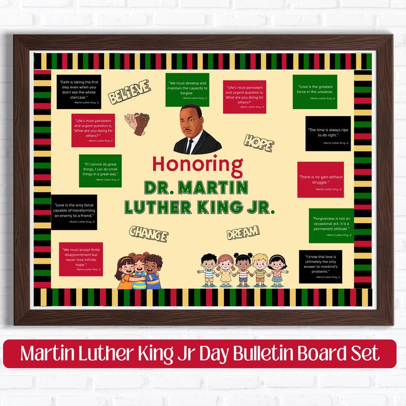 Martin Luther King Bulletin Board Ideas - Etsy