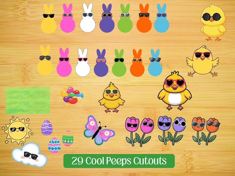 We're a Bunch of Cool Peeps Bulletin Board | Spring Classroom Decor ...