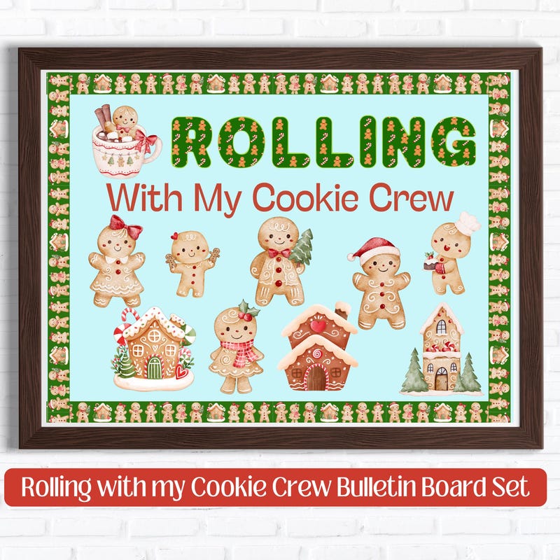 Gingerbread Man Bulletin Board - Etsy